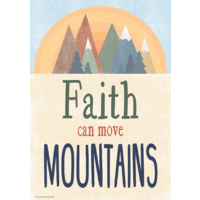 Faith Can Move Mountains Positive Poster - TCR7470 | Teacher Created ...