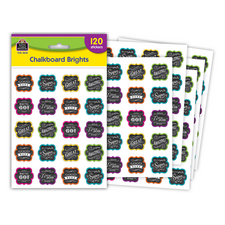 Colorful Chalk Mini Stickers - TCR5645 | Teacher Created Resources
