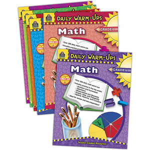 Daily Warm-Ups: Math Set (6 books) - TCR9805 | Teacher Created Resources