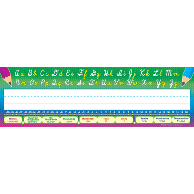 Cursive Writing Flat Name Plates - TCR4308 | Teacher Created Resources