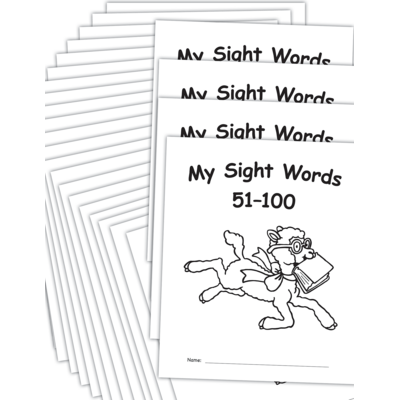 My Own Books: My Sight Words 51-100, 25-pack - TCR62143 | Teacher ...