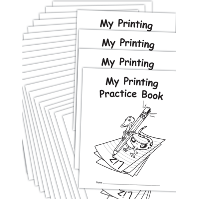 My Own Printing Practice Book 25-Pack - TCR66804 | Teacher Created ...