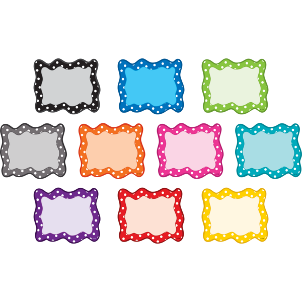 Polka Dots Blank Cards Mini Accents - TCR3098 | Teacher Created Resources