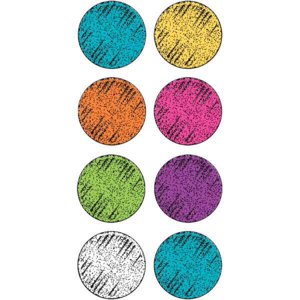 Colorful Chalk Mini Stickers - TCR5645 | Teacher Created Resources