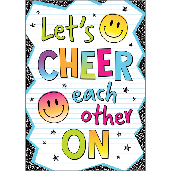 Let’s Cheer Each Other On Positive Poster - TCR7466 | Teacher Created ...