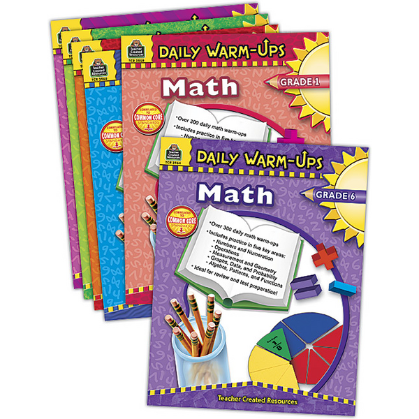 Daily Warm-Ups: Math Set (6 books) - TCR9805 | Teacher Created Resources