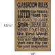 Burlap Classroom Rules Positive Poster - TCR7403 | Teacher Created ...