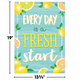 Every Day is a Fresh Start Positive Poster - TCR7958 | Teacher Created ...