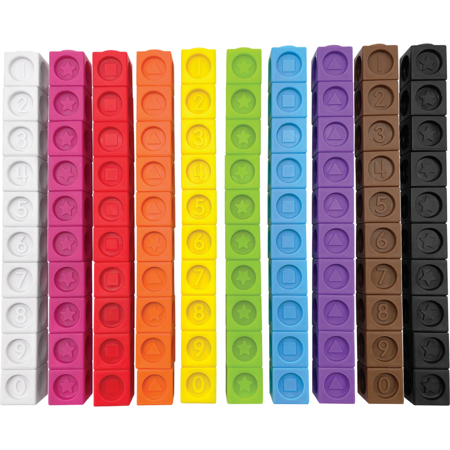 Numbers and Shapes Connecting Cubes - TCR20708 | Teacher Created Resources