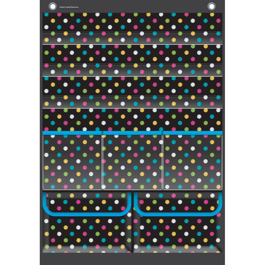 Chalkboard Brights Place Value Pocket Chart - TCR20804 | Teacher ...