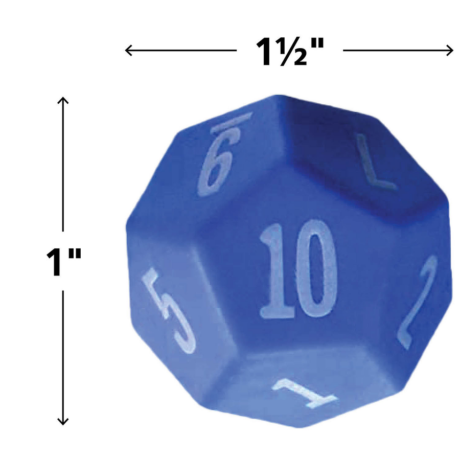 12 Sided Dice 6-Pack - TCR20806 | Teacher Created Resources