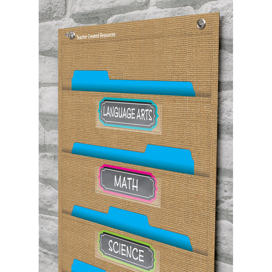 Chalkboard Brights Labels - TCR20871 | Teacher Created Resources