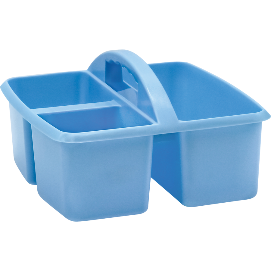 Light Blue Plastic Storage Caddy 6 Pack - TCR2088628 | Teacher Created ...