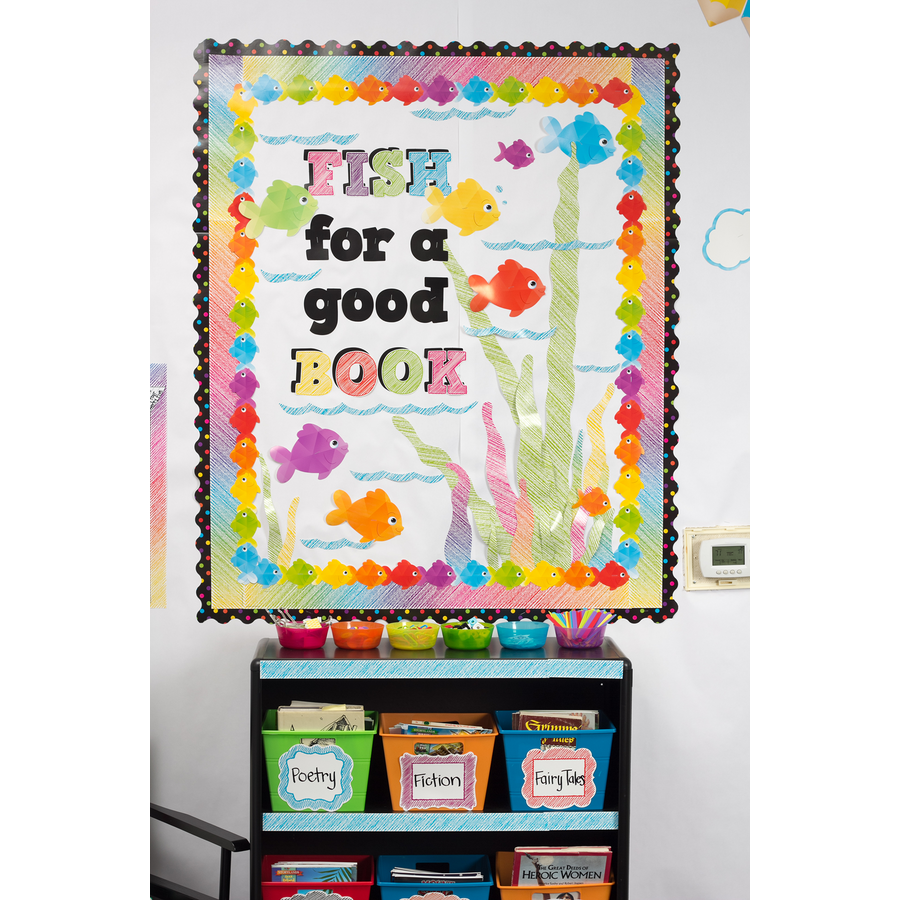 Colorful Fish Die-Cut Border Trim - TCR3497 | Teacher Created Resources