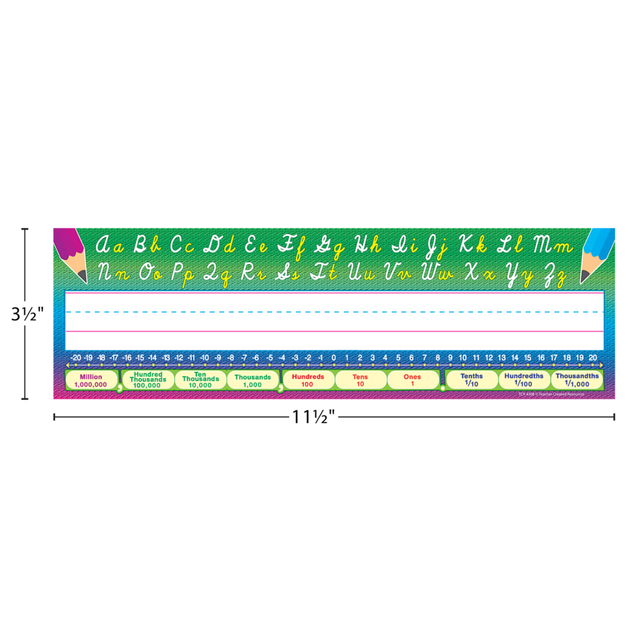 Cursive Writing Flat Name Plates - TCR4308 | Teacher Created Resources