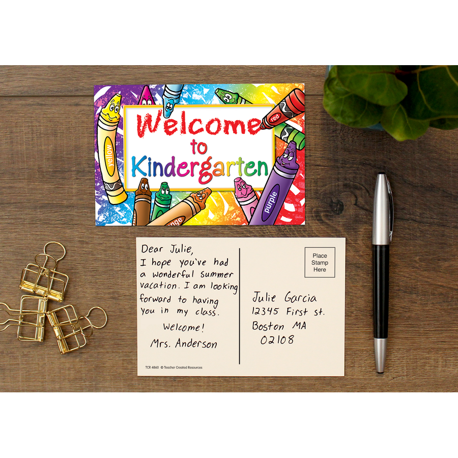 Welcome to Kindergarten Postcards - TCR4860 | Teacher Created Resources