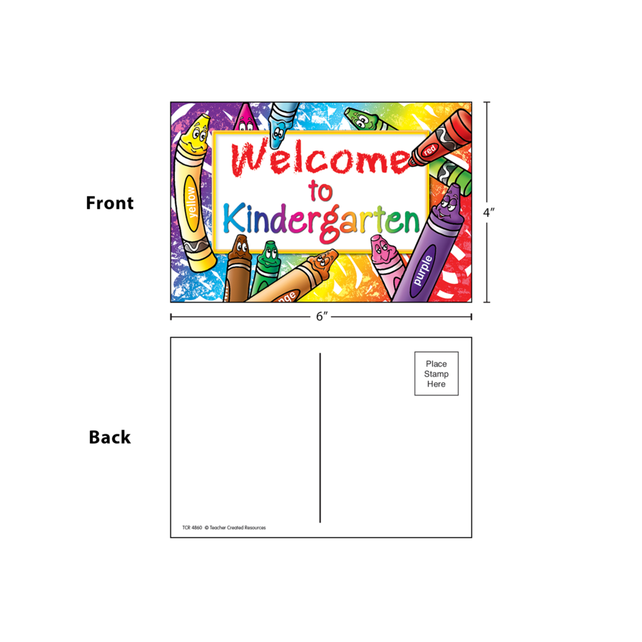 Welcome to Kindergarten Postcards - TCR4860 | Teacher Created Resources