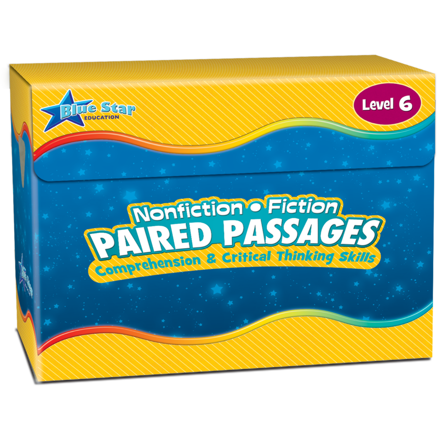 Nonfiction-Fiction Paired Passages Kit Grade 6 - TCR51256 | Teacher ...