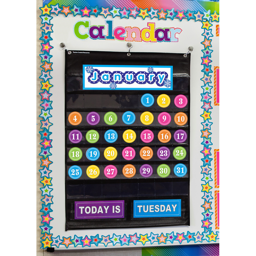 Bright Circles Calendar Days - TCR5187 | Teacher Created Resources