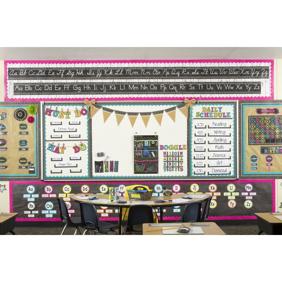 Polka Dots Word Wall Bulletin Board Display Set - TCR5787 | Teacher ...