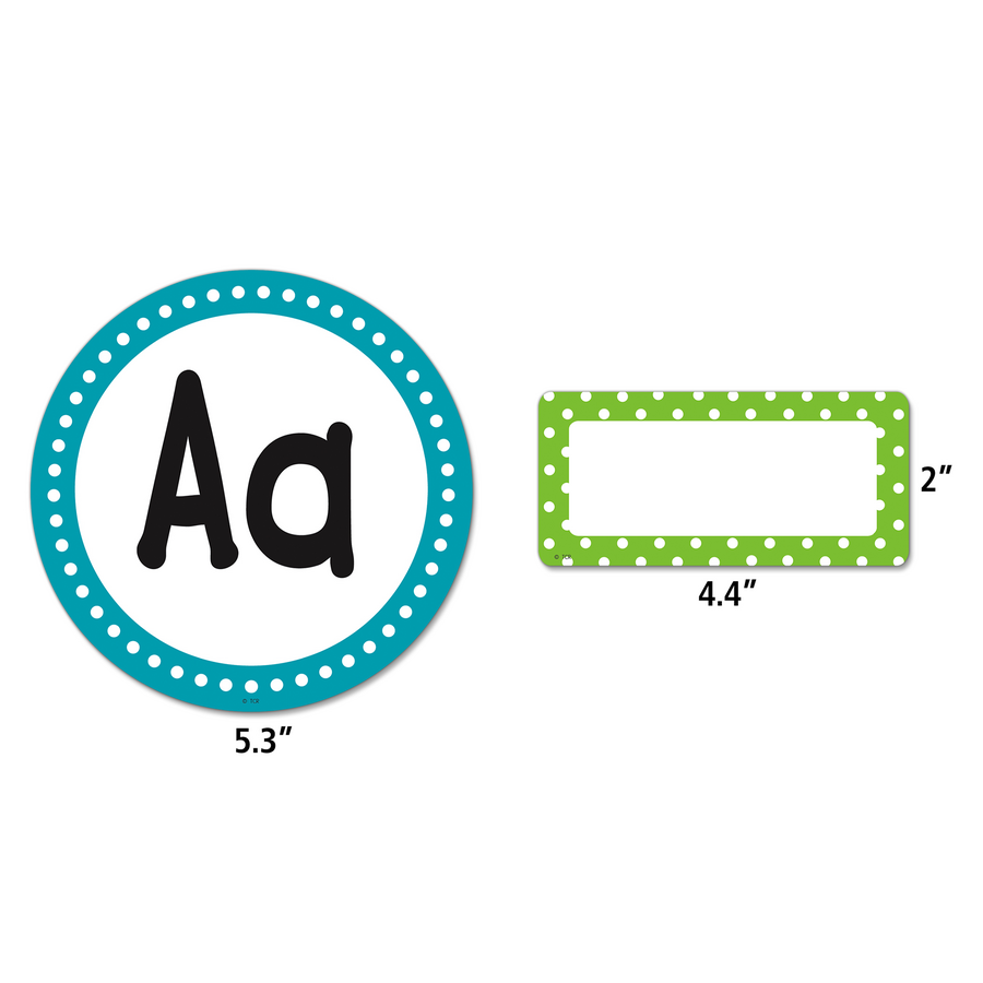 Polka Dots Word Wall Bulletin Board Display Set - TCR5787 | Teacher ...