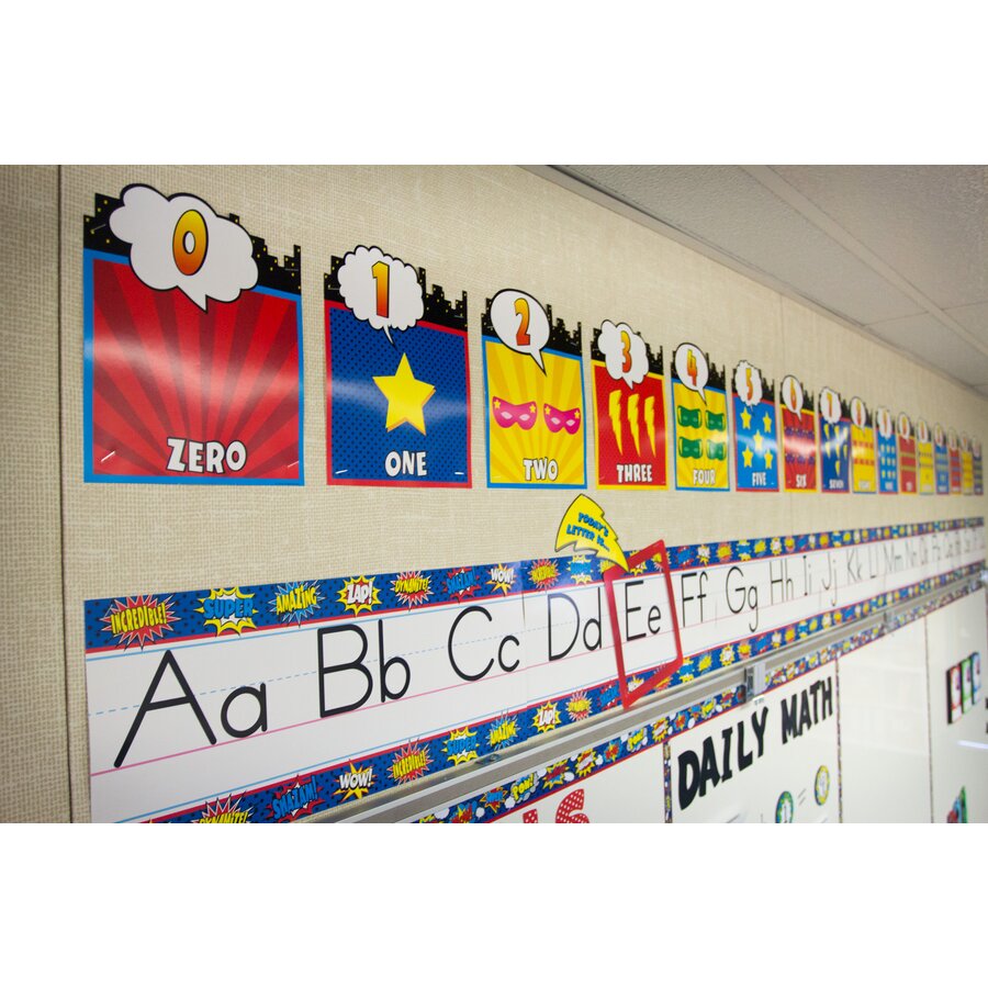 Superhero Countng 0-31 Bulletin Board Display Set - TCR5843 | Teacher ...