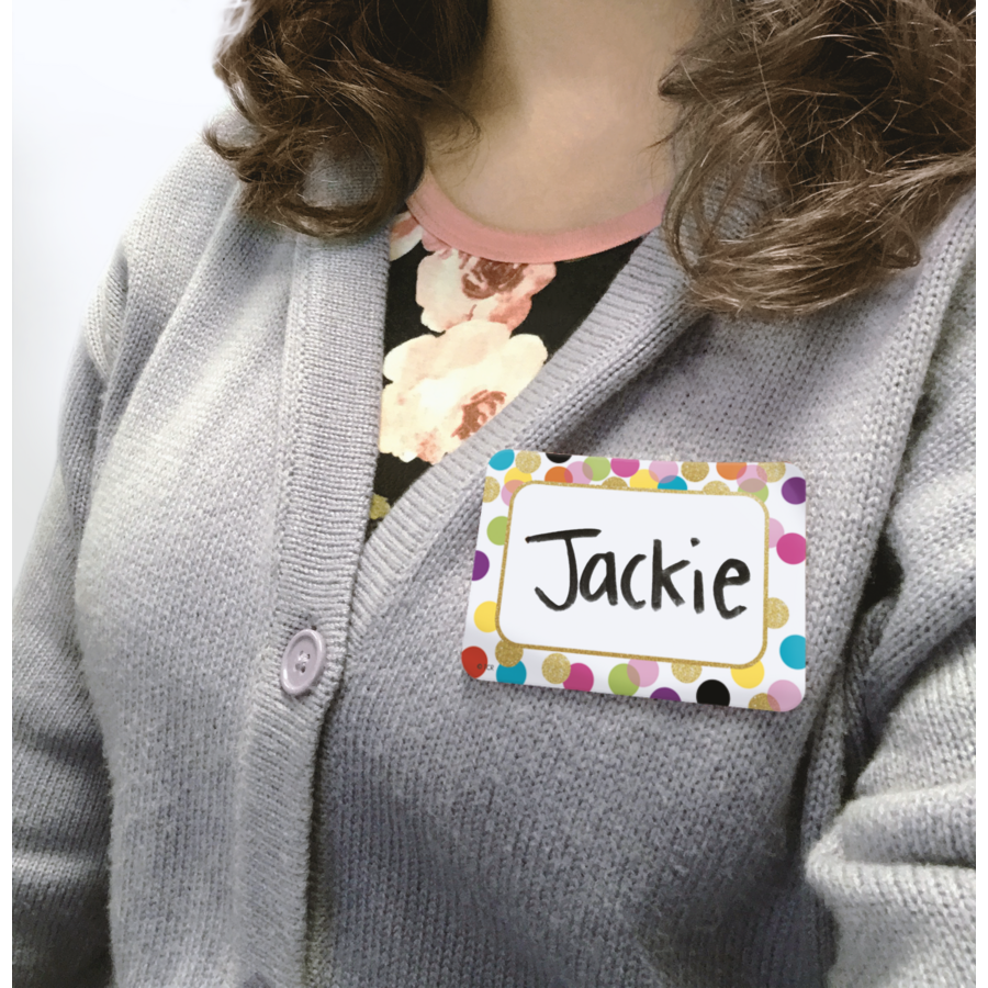 Confetti Name Tags/Labels - TCR5885 | Teacher Created Resources