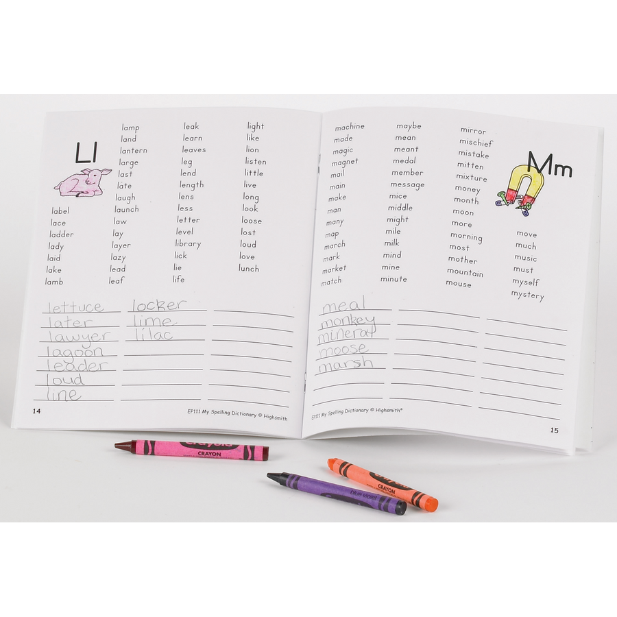 My Own Spelling Dictionary - TCR60111 | Teacher Created Resources