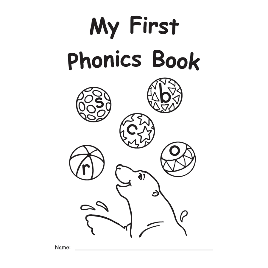 My Own First Phonics Book, 10-pack - TCR60119 | Teacher Created Resources