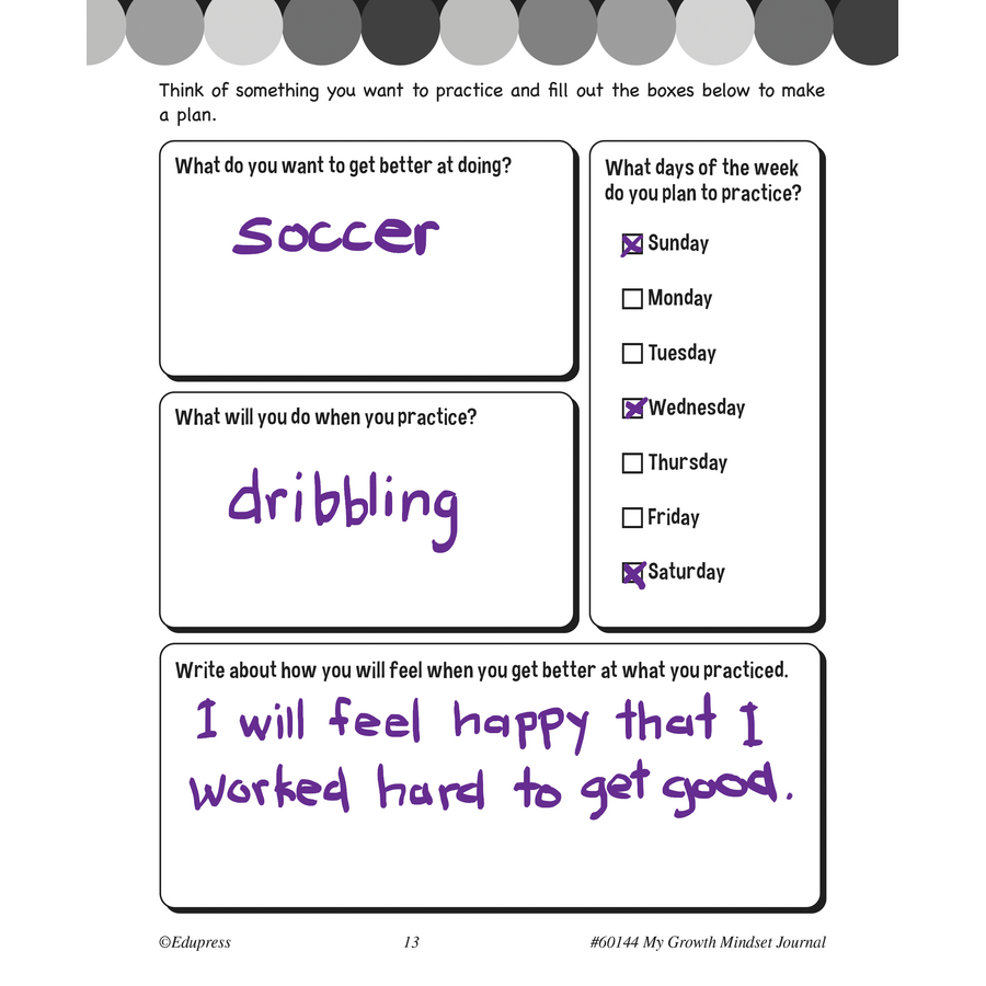 My Own Books: My Growth Mindset Journal - TCR60144 | Teacher Created ...