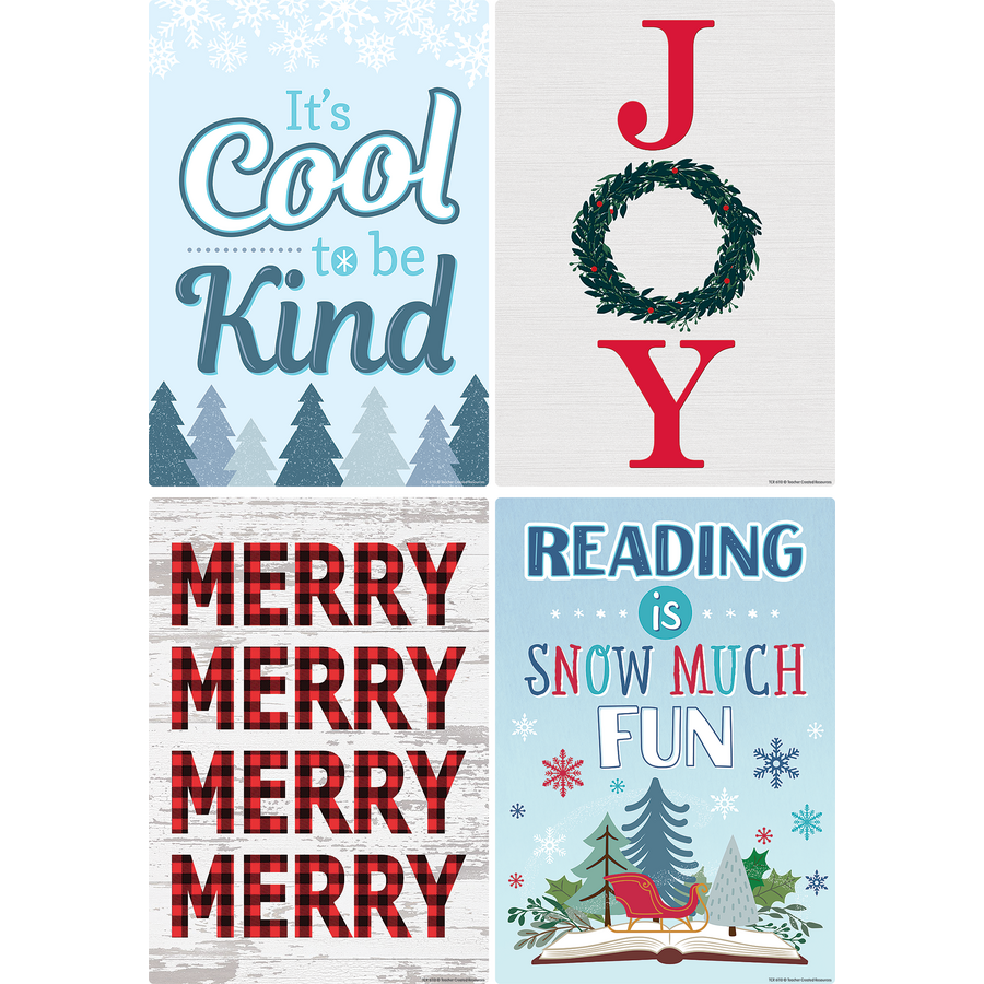 Winter Small Poster Pack - TCR6110 | Teacher Created Resources