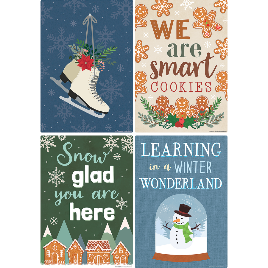 Winter Small Poster Pack - TCR6110 | Teacher Created Resources