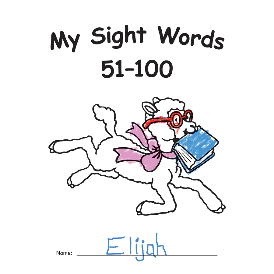 My Own Books: My Sight Words 51-100, 25-pack - TCR62143 | Teacher ...