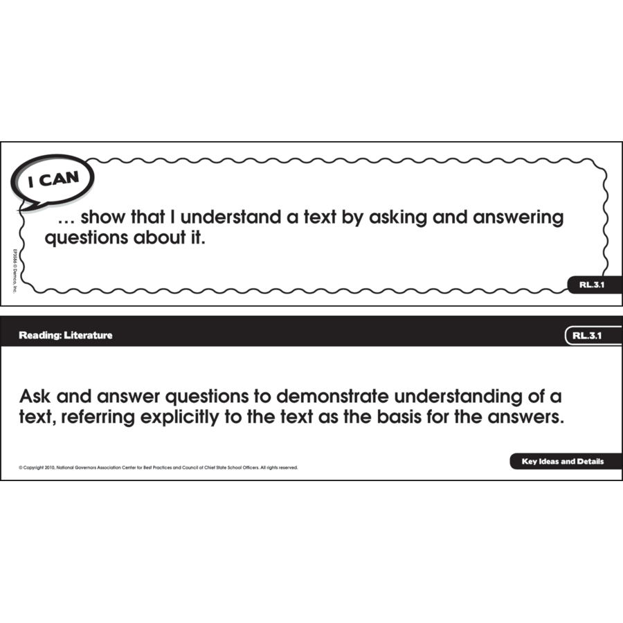 Common Core Display Strips Grade 3 - TCR63586 | Teacher Created Resources