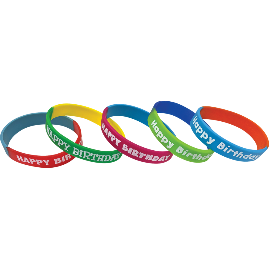 Fancy Happy Birthday Wristbands - TCR6571 | Teacher Created Resources