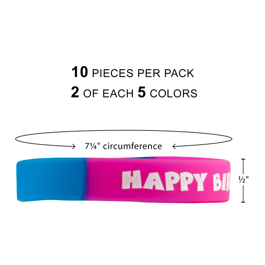 Fancy Happy Birthday Wristbands - TCR6571 | Teacher Created Resources