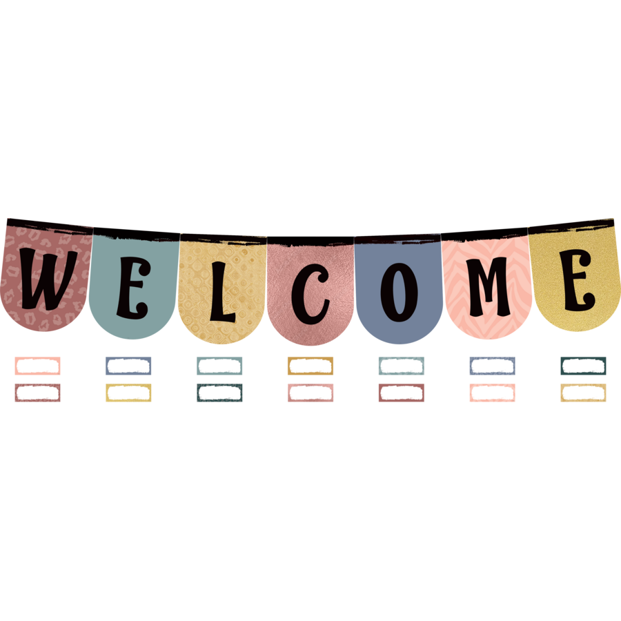 Wonderfully Wild Welcome Bunting Bulletin Board - TCR6677 | Teacher ...