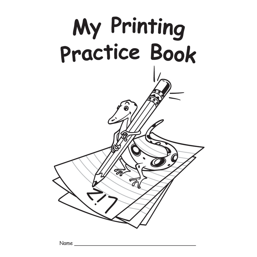 My Own Printing Practice Book 25-Pack - TCR66804 | Teacher Created ...