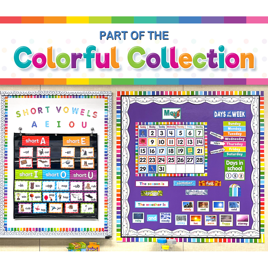 Colorful Blank Write-On/Wipe-Off Chart - TCR7109 | Teacher Created ...