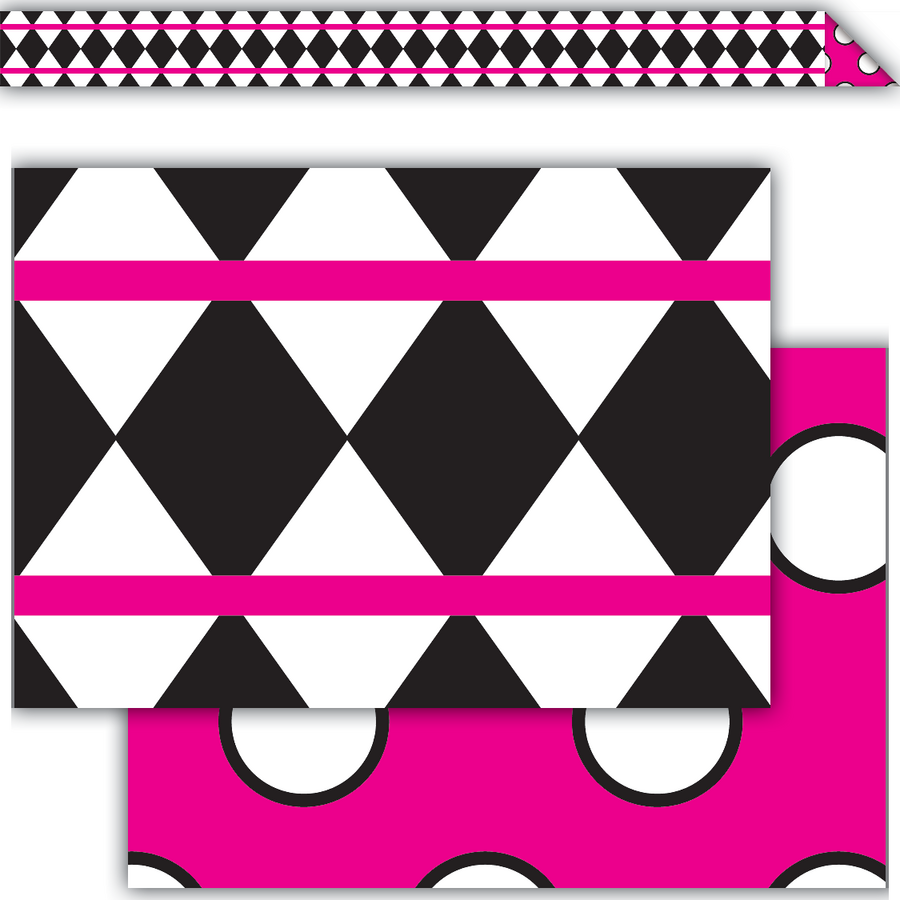 Pretty N Pink Double-Sided Border - TCR73175 | Teacher Created Resources