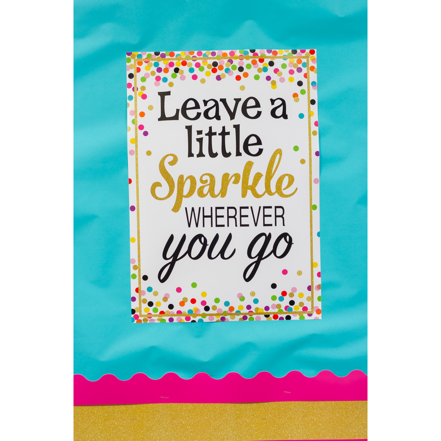 Leave a Little Sparkle Wherever You Go Positive Poster - TCR7422 ...
