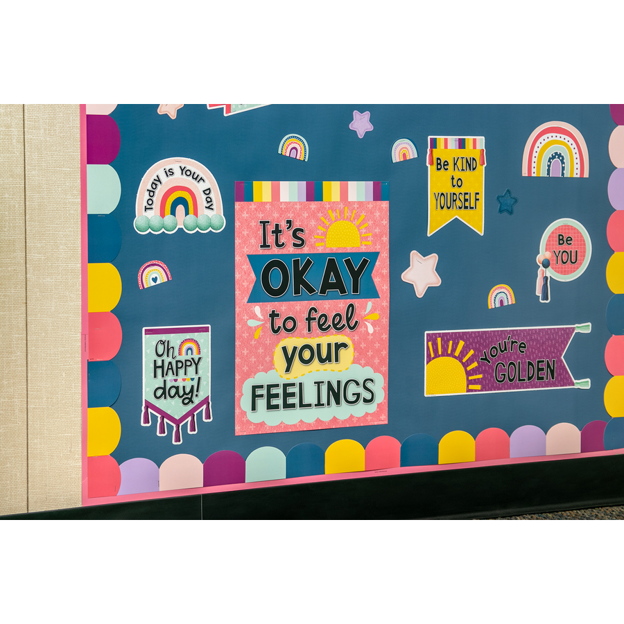 It’s Okay to Feel Your Feelings Positive Poster - TCR7444 | Teacher ...