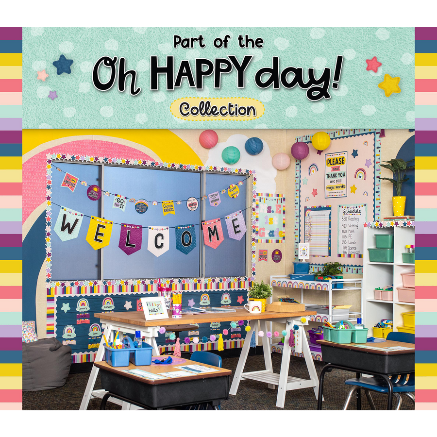 Oh Happy Day Classroom Rules Chart - TCR7453 | Teacher Created Resources
