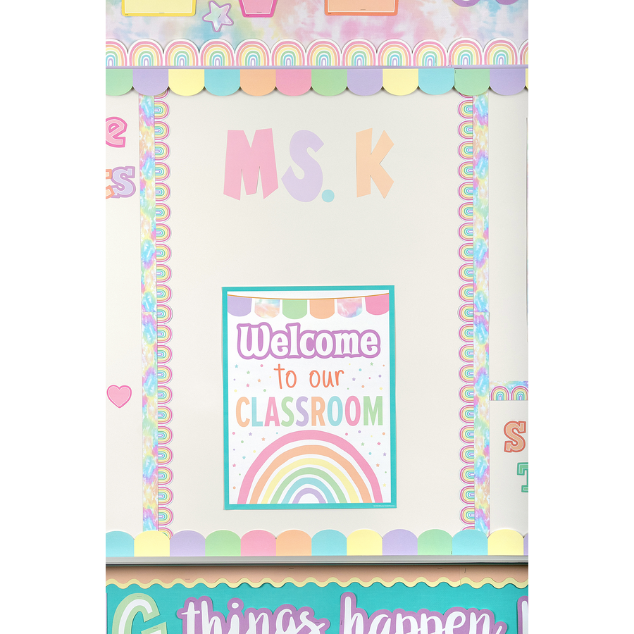 Pastel Pop Welcome To Our Classroom Chart - TCR7472 | Teacher Created ...