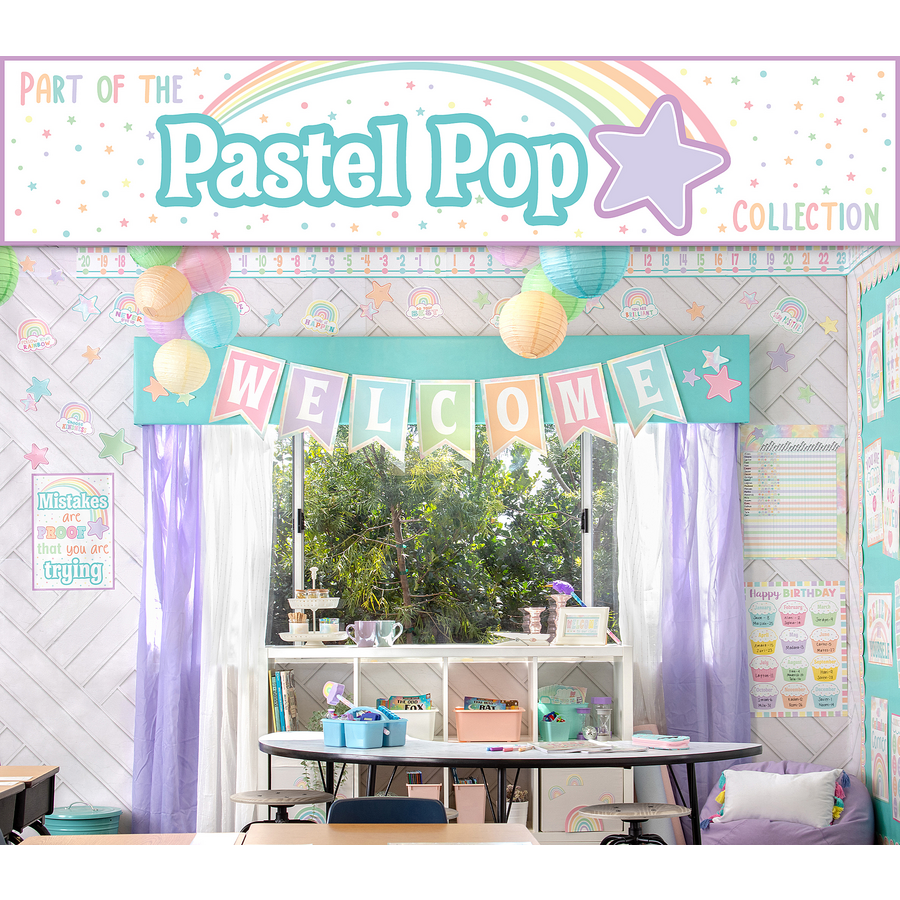 Pastel Pop Welcome To Our Classroom Chart - TCR7472 | Teacher Created ...