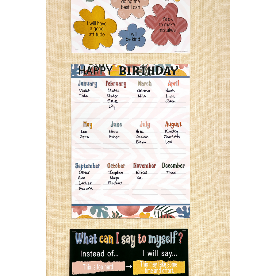 Wonderfully Wild Happy Birthday Chart - TCR7482 | Teacher Created Resources