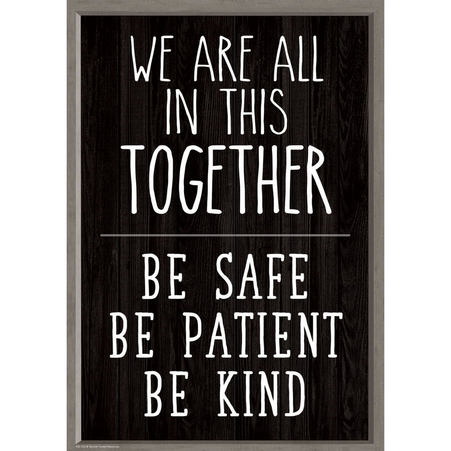 We Are All in This Together Positive Poster - TCR7512 | Teacher Created ...