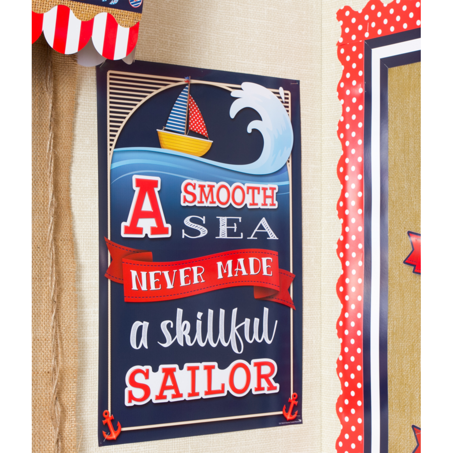 A Smooth Sea Never Made a Skillful Sailor Positive Poster - TCR7515 ...
