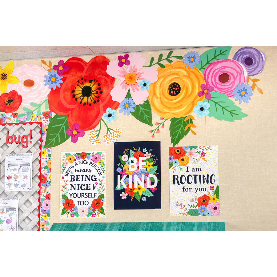 Wildflowers Be Kind Positive Poster - TCR7541 | Teacher Created Resources