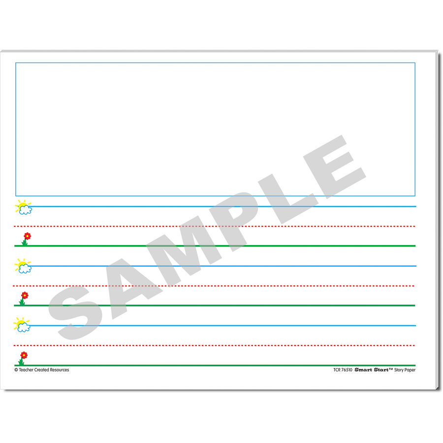 Smart Start K-1 Story Paper: 40 Sheet Tablet - TCR76510 | Teacher ...